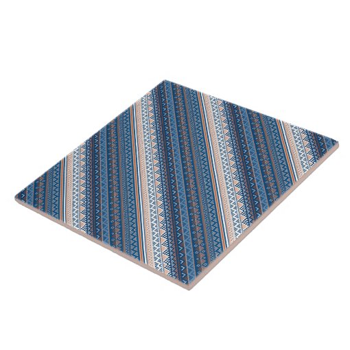 Cute decorative ukrainian patterns design tile | Zazzle