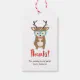 Cute Deer Thank you tags | Party favour tags | Zazzle