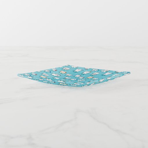 Cute Dental Pattern Trinket Tray | Zazzle