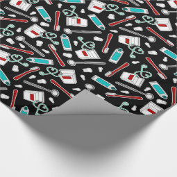 Cute Dentist / Dental Hygienist Wrapping Paper | Zazzle