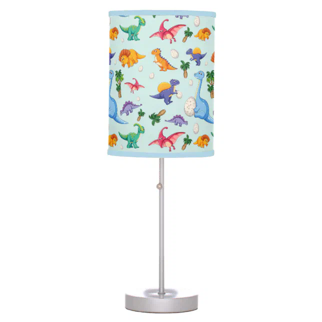 Cute Dinosaur Babies | Baby Table Lamp | Zazzle