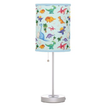 Cute Dinosaur Babies | Baby Table Lamp | Zazzle