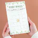 Cute Dinosaur Baby Shower Green Bingo Game Flyer | Zazzle