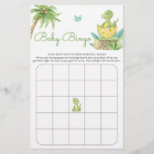 Cute Dinosaur Egg Baby Shower Bingo Game | Zazzle