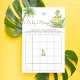 Cute Dinosaur Egg Baby Shower Bingo Game | Zazzle