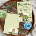 Cute Dinosaur Five-A-Saurus 5th Birthday Party Invitation | Zazzle