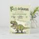 Cute Dinosaur Five-A-Saurus 5th Birthday Party Invitation | Zazzle