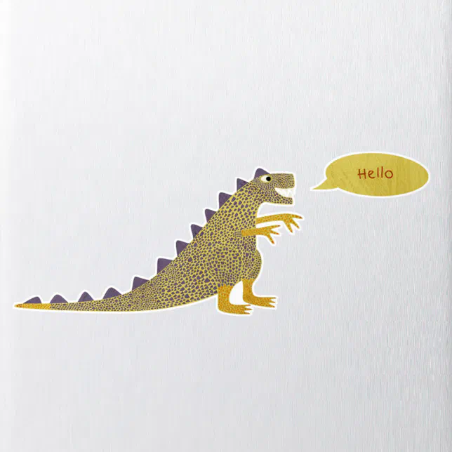 Cute Dinosaur Sticker | Zazzle
