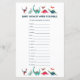 Cute Dinosaur Word Scramble Baby Shower Game | Zazzle