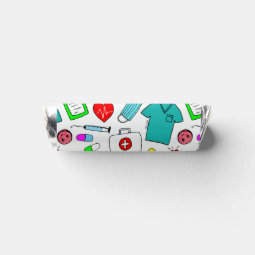 Cute Doctor Nurse Medical Supplies Pattern Hershey's Miniatures | Zazzle
