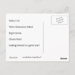 Cute Dog Funny Back to School Postcard | Zazzle