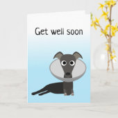 Cute Dog Get Well Soon Card | Zazzle
