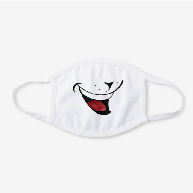 Cute dog happy pet smile funny cat cartoon animal white cotton face ...