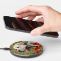 Cute Dog Personalized Simple Pet Photo Wireless Charger | Zazzle