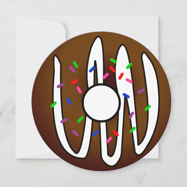 Cute Donut Sleepover Birthday Invitation | Zazzle