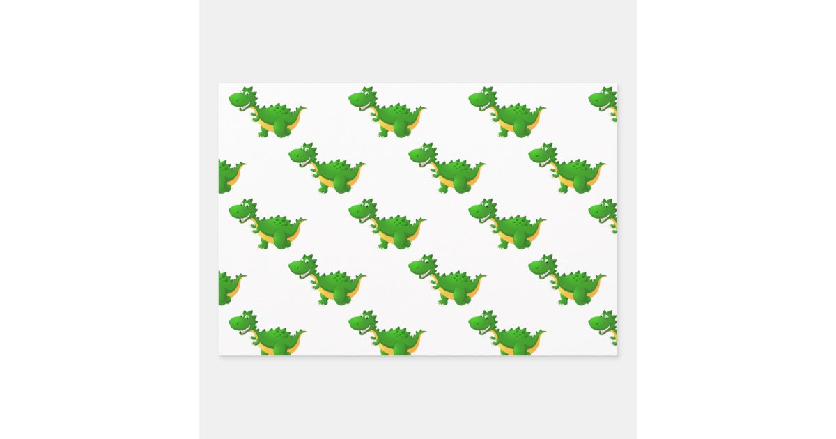 Cute Dragon Wrapping Paper | Zazzle