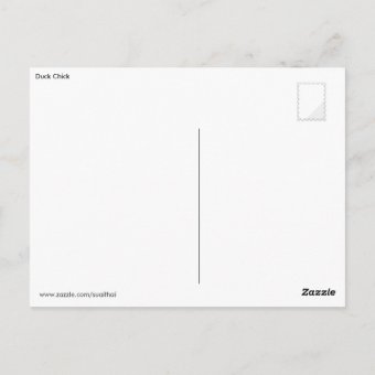 Cute Duck Chick Postcard | Zazzle
