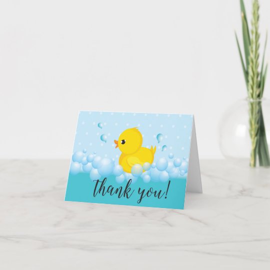 Cute Duck Thank You Note Card | Zazzle.com