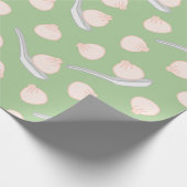 Cute Dumpling Pattern Wrapping Paper | Zazzle
