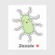 Cute E. coli bacteria - kawaii microbe Sticker | Zazzle