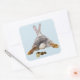 Cute Easter Bunny Poop Jelly Beans Square Sticker | Zazzle