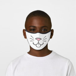 Cute Easter Bunny Rabbit Premium Face Mask | Zazzle