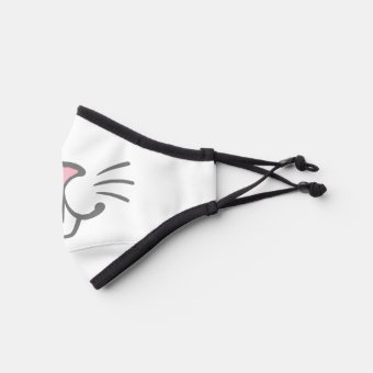 Cute Easter Bunny Rabbit Premium Face Mask | Zazzle