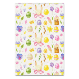 Cute Easter Pattern Tissue Paper | Zazzle