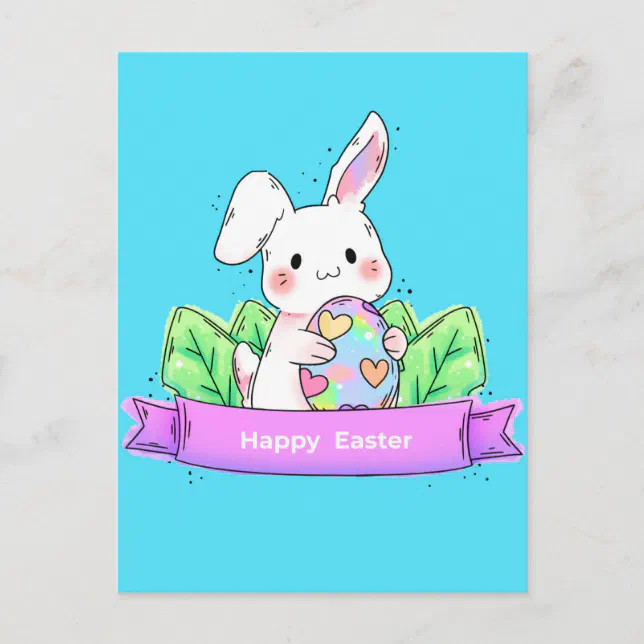 Cute Easter Postcard | Zazzle