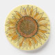 Cute Elegant Boho Sunflower Art Farmhouse Yellow PopSocket | Zazzle