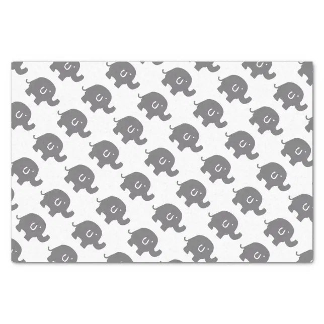 Cute Elephant Baby Shower Gift Tissue Paper | Zazzle