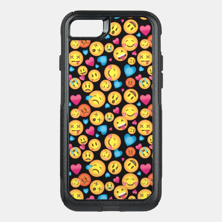 Cute Emoji Print Otter Box case | Zazzle