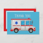 Cute EMT add text Thank You Card | Zazzle