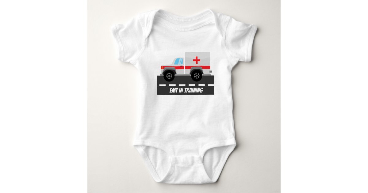 Cute EMT in Training baby bodysuit | Zazzle