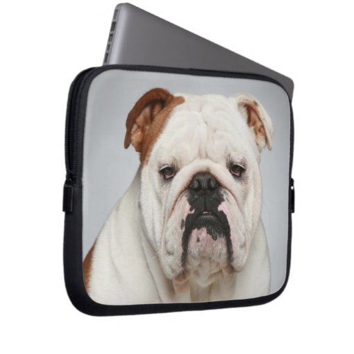 Cute English Bulldog Puppy Dog Laptop Sleeve Case | Zazzle