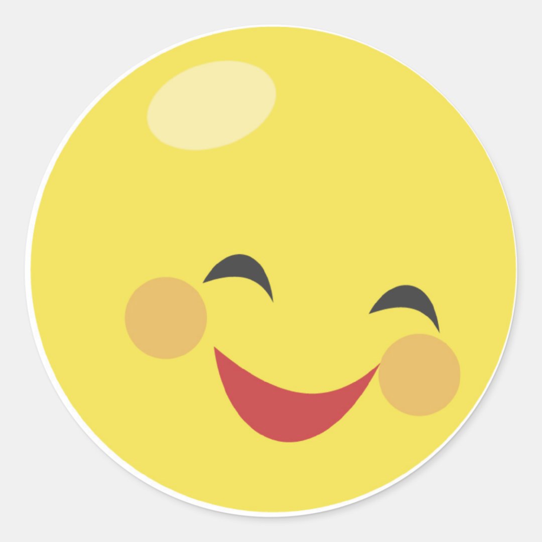 Cute Face Stickers | Zazzle