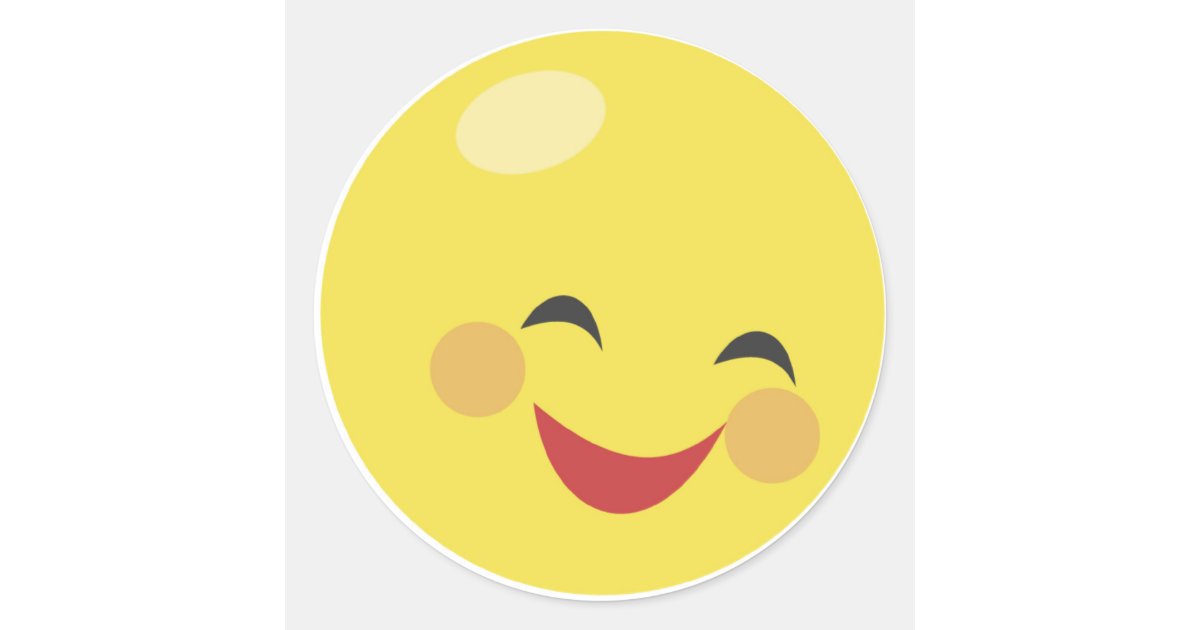 Cute Face Stickers | Zazzle