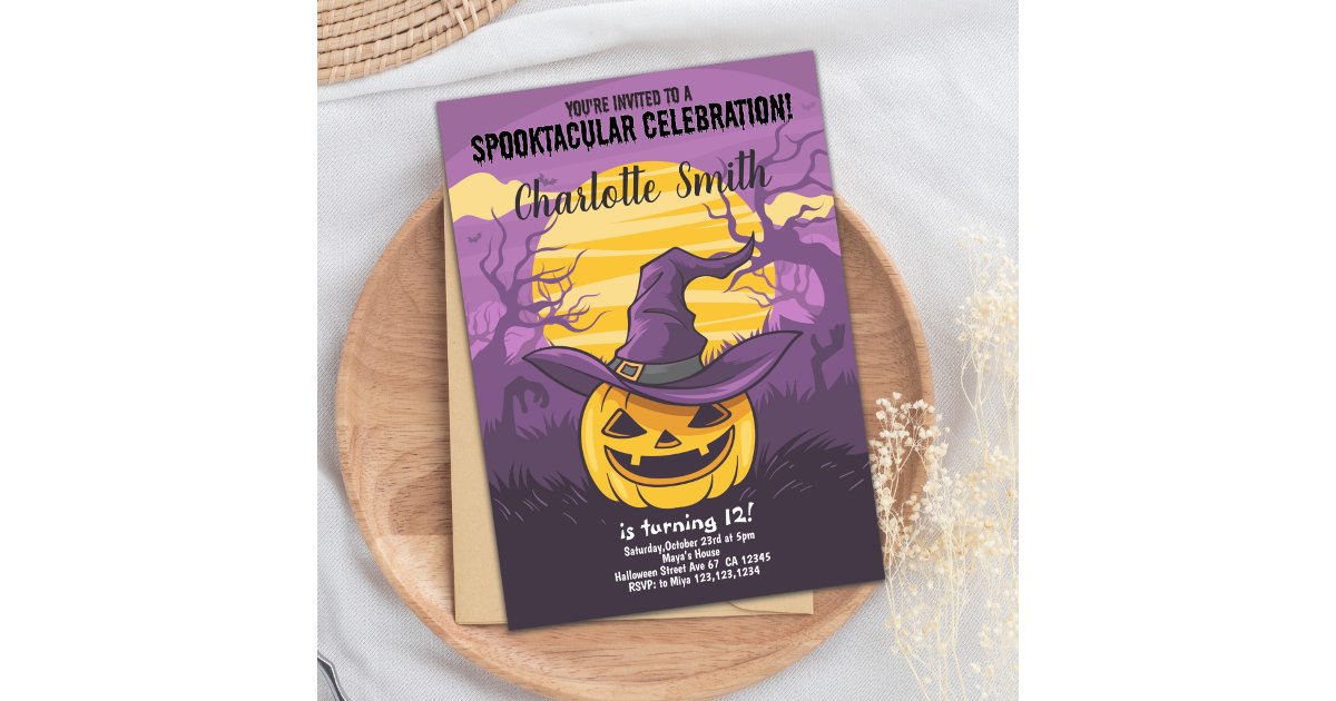 Cute Fall Party Card for Kids or Toddlers | Zazzle