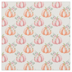 Cute Pink Floral Pattern Fabric | Zazzle