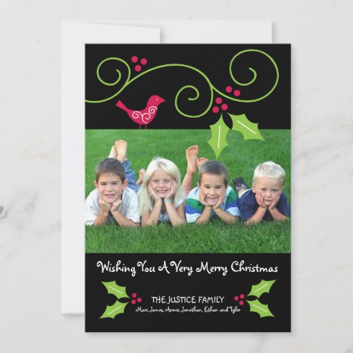 Cute Family Christmas Photo Cards | Zazzle