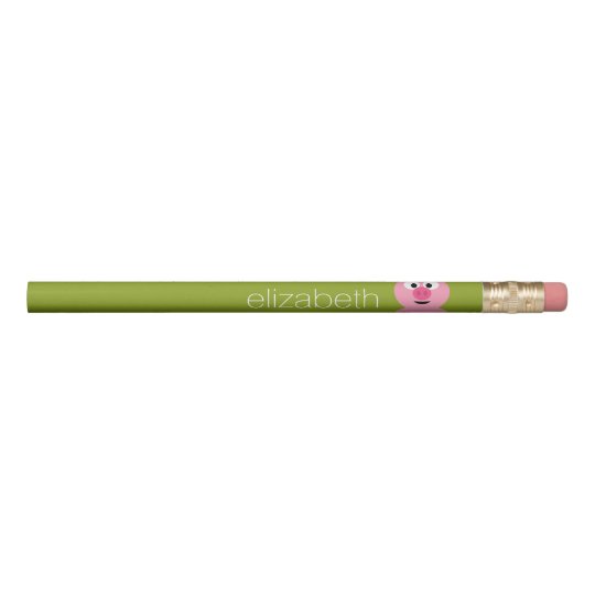 Cute Farm Piglet - Pink and Lime Green Pencil | Zazzle.com