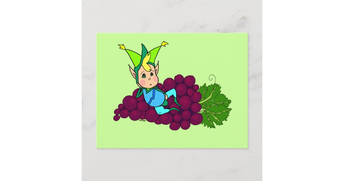 Cute fat goblin postcard | Zazzle