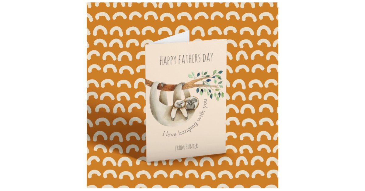 Cute Fathers Day Card Zazzle 