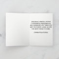 Cute Fingers on One Hand Wedding Congratulations Card | Zazzle