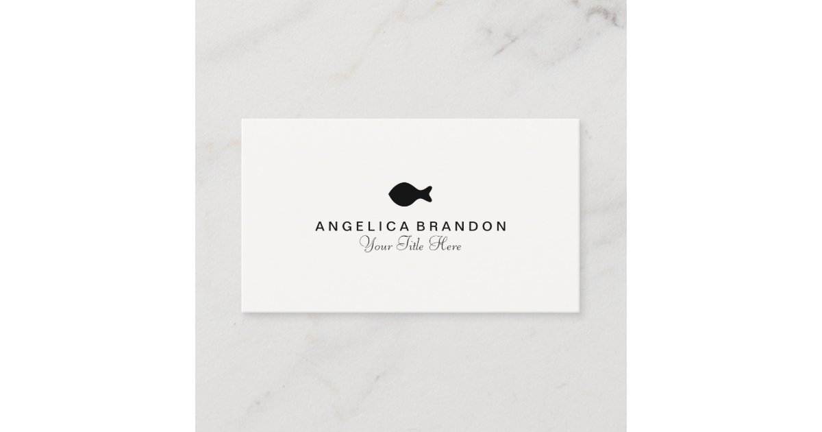 Cute Fish Business Card | Zazzle