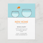 Cute Fish New Home Funny Postcards | Zazzle