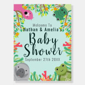 Cute Florida Animals Baby Shower Welcome Sign | Zazzle