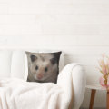 Cute Fluffy Hamster Throw Pillow | Zazzle