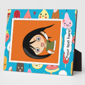 Cute food characters clipart plaque | Zazzle