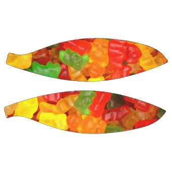 cute foodie rainbow colourful candy Gummy Bear Basketball | Zazzle